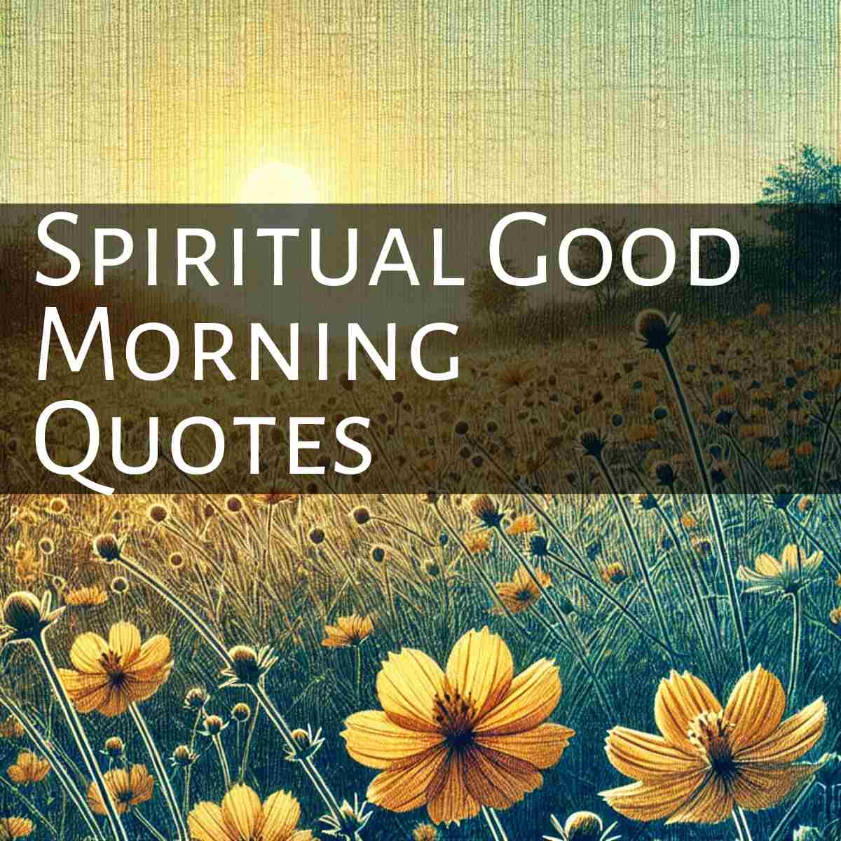 130 Spiritual Good Morning Quotes